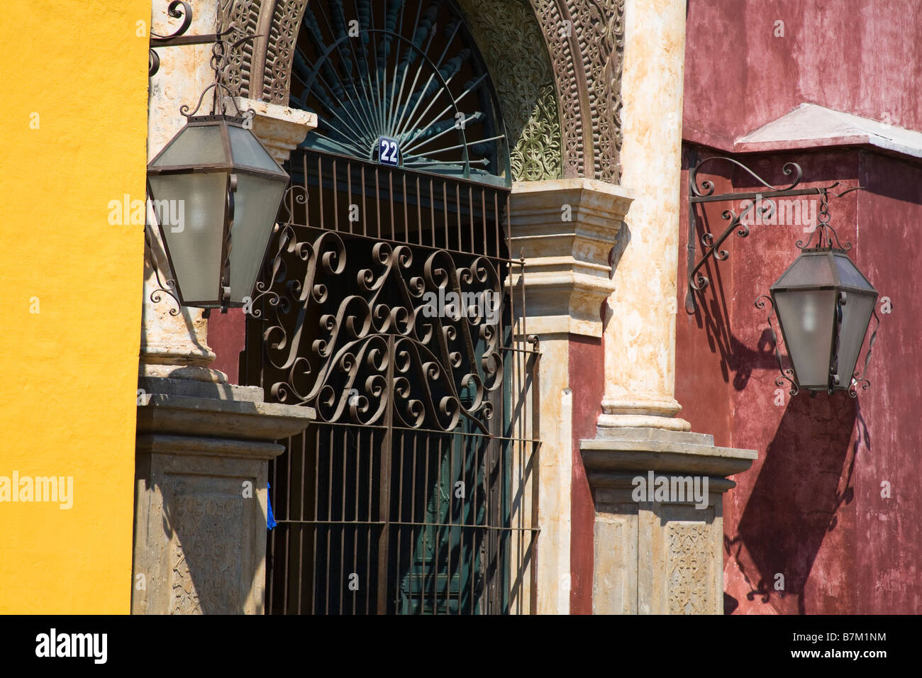 Colonial Architecture Antigua City Guatemala Central America Stock ...