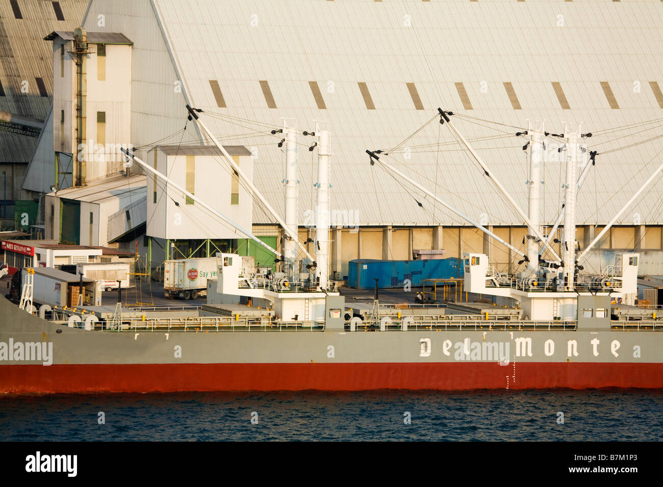 Del Monte Fruit Ship Puerto Quetzal Guatemala Central America Stock ...