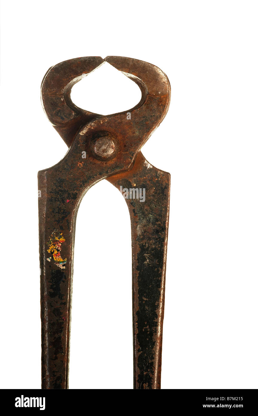 punching nippers - hand tool Stock Photo - Alamy