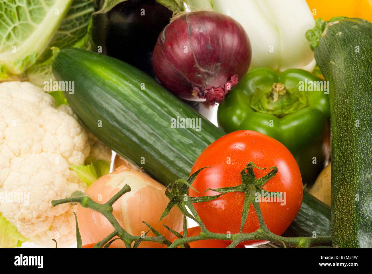 close up of fresh vegetables for backgrounds Stock Photo - Alamy