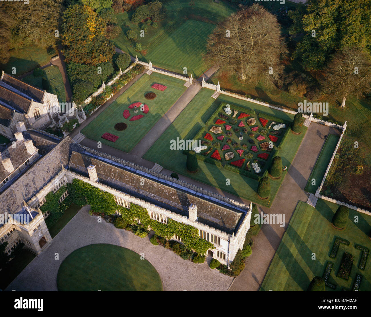 Lanhydrock house aerial hi-res stock photography and images - Alamy