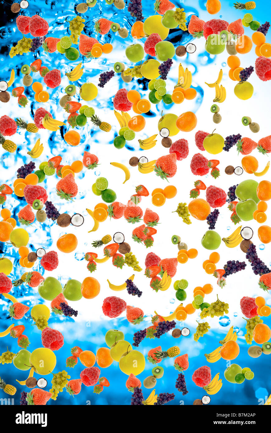 abstract fresh summer fruit concept for backgrounds Stock Photo - Alamy