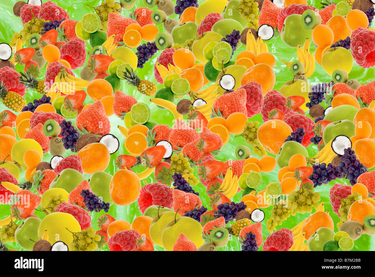 colorful fresh summer fruit background Stock Photo - Alamy