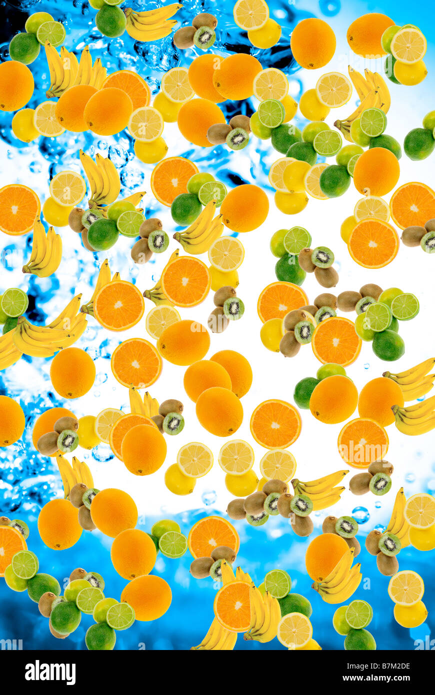 abstract fresh summer fruit concept for background Stock Photo - Alamy