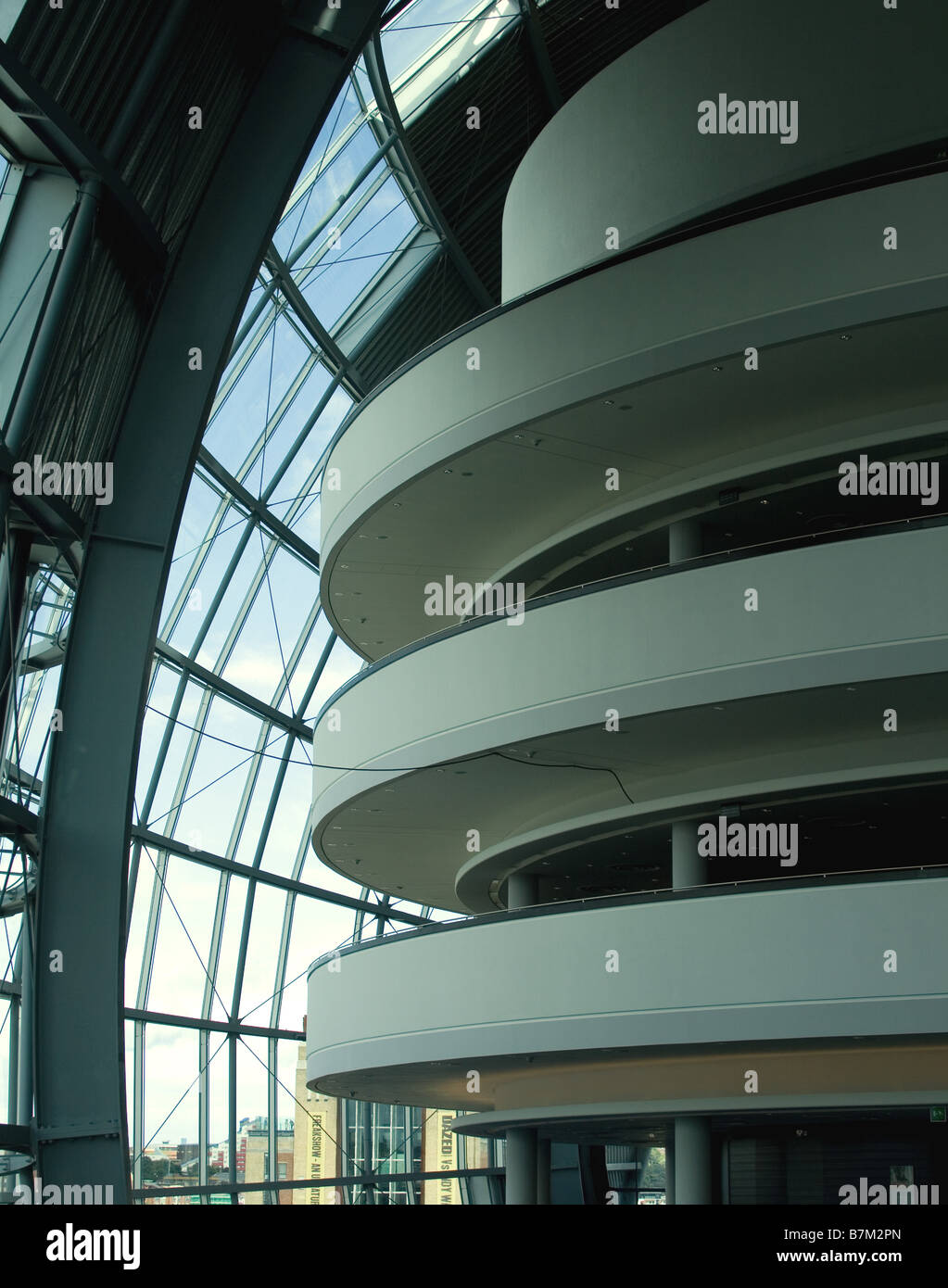 View of the inside of the Sage in Gateshead Stock Photo - Alamy