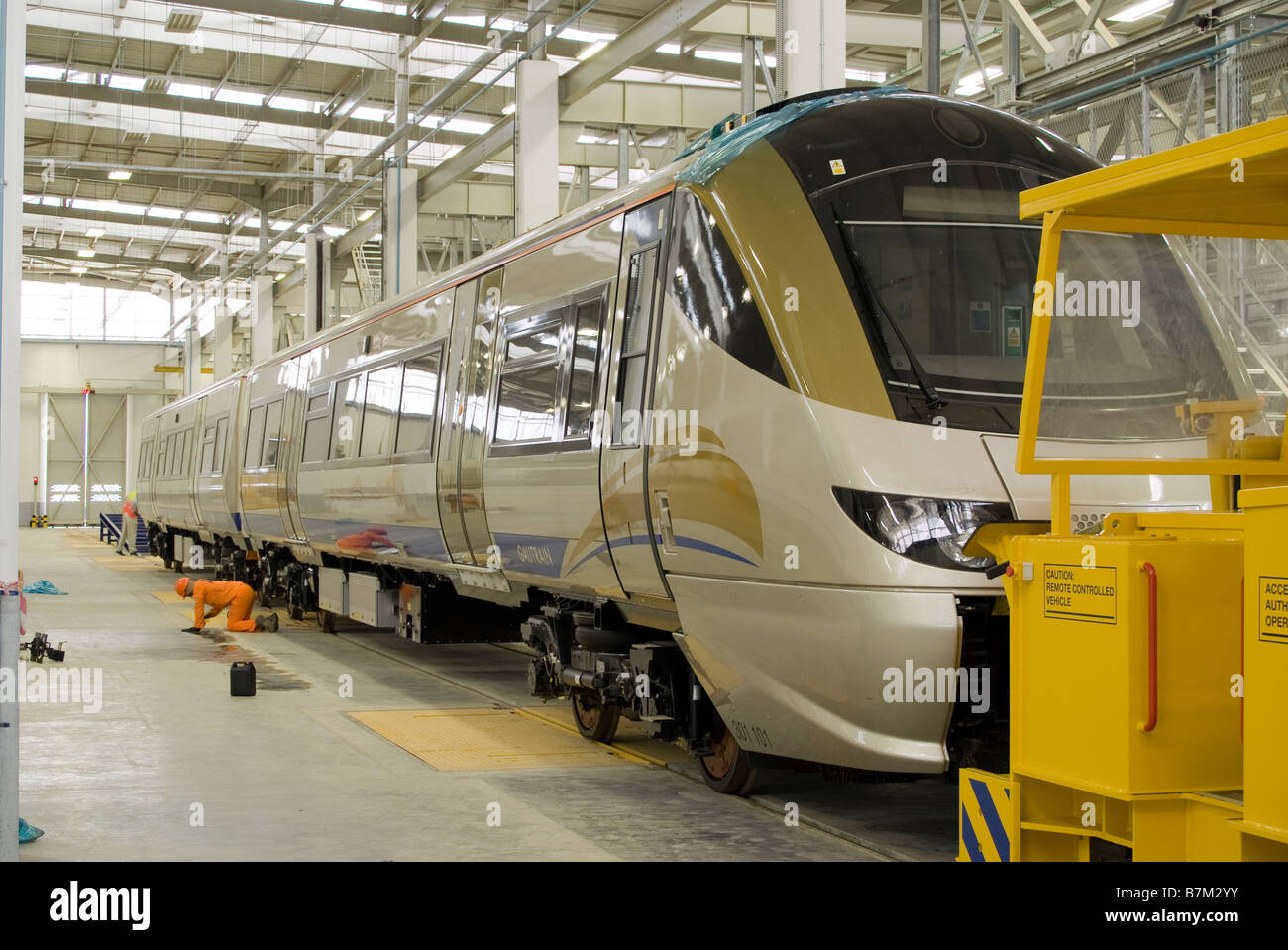 The Gautrain, critical for the Football World Cup, 2010, at its Midrand ...