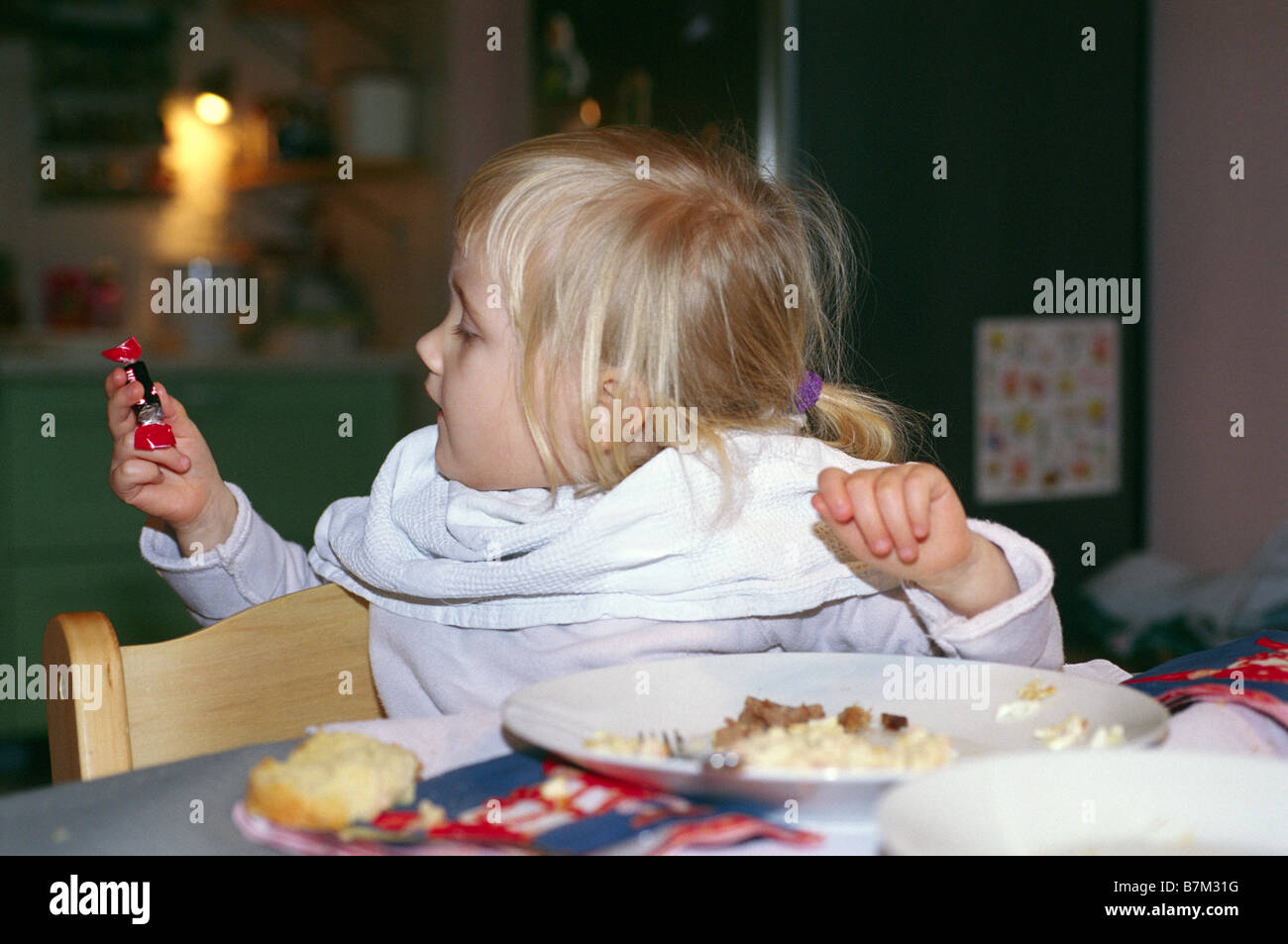 Lunch or candy Stock Photo - Alamy