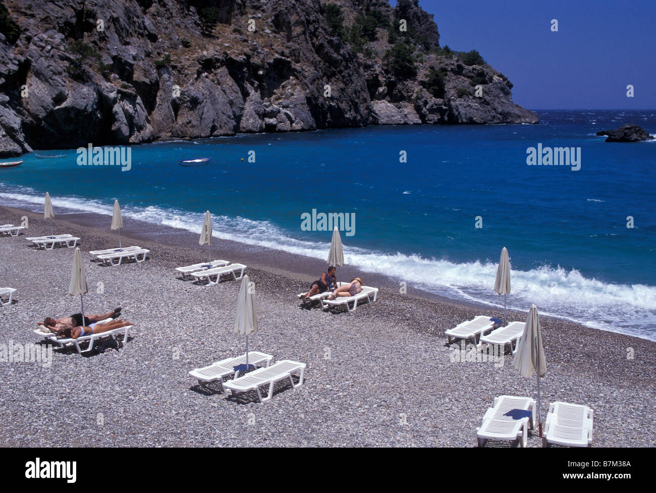 Achata Beach, Karpathos, Greece Stock Photo - Alamy