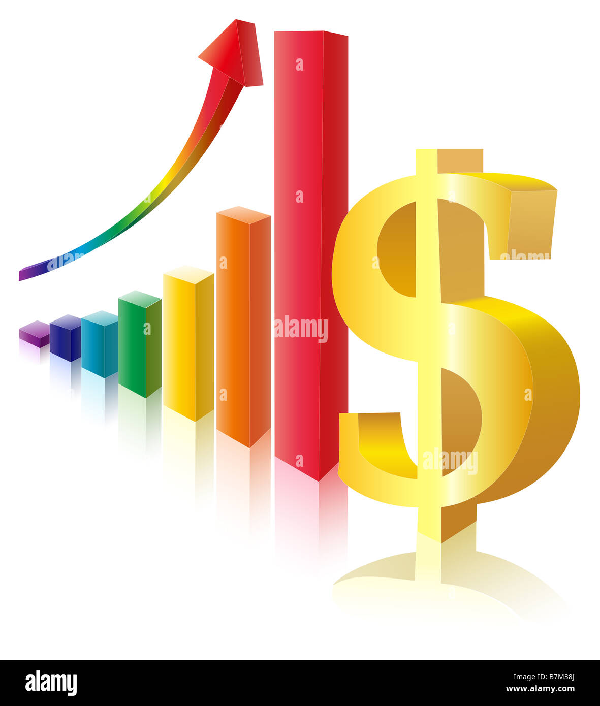 Business,money, Red, Chart, Moving Up, Column, Arrow, Vector ...