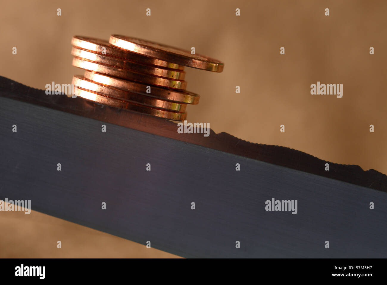 Penny pennies hi-res stock photography and images - Alamy