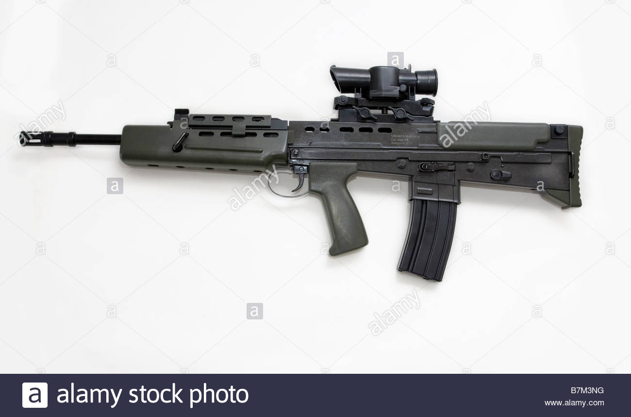 SA80 rifle Stock Photo, Royalty Free Image: 21954956 - Alamy