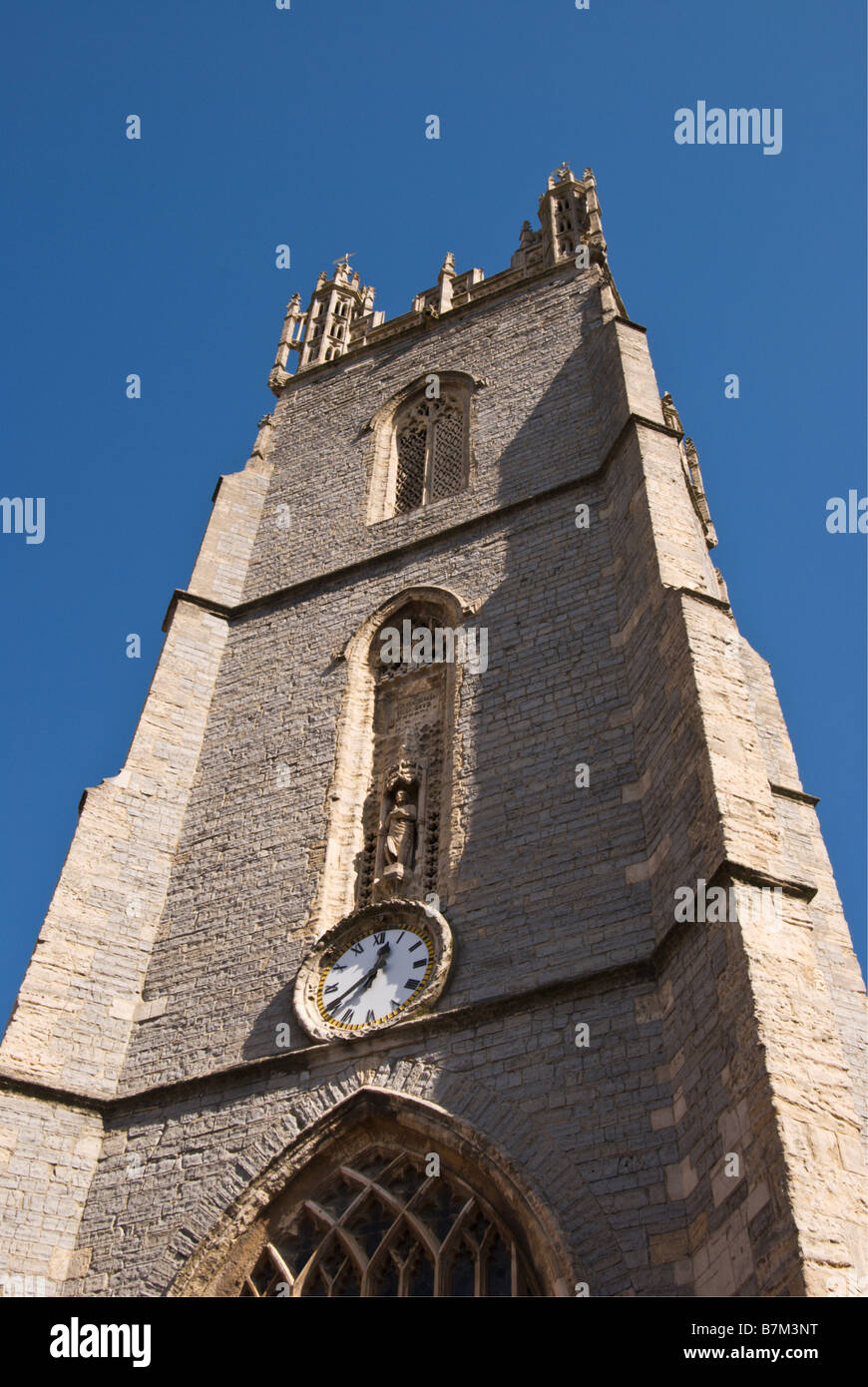 The City Parish Church Of St John The Baptist Cardiff Stock Photo - Alamy