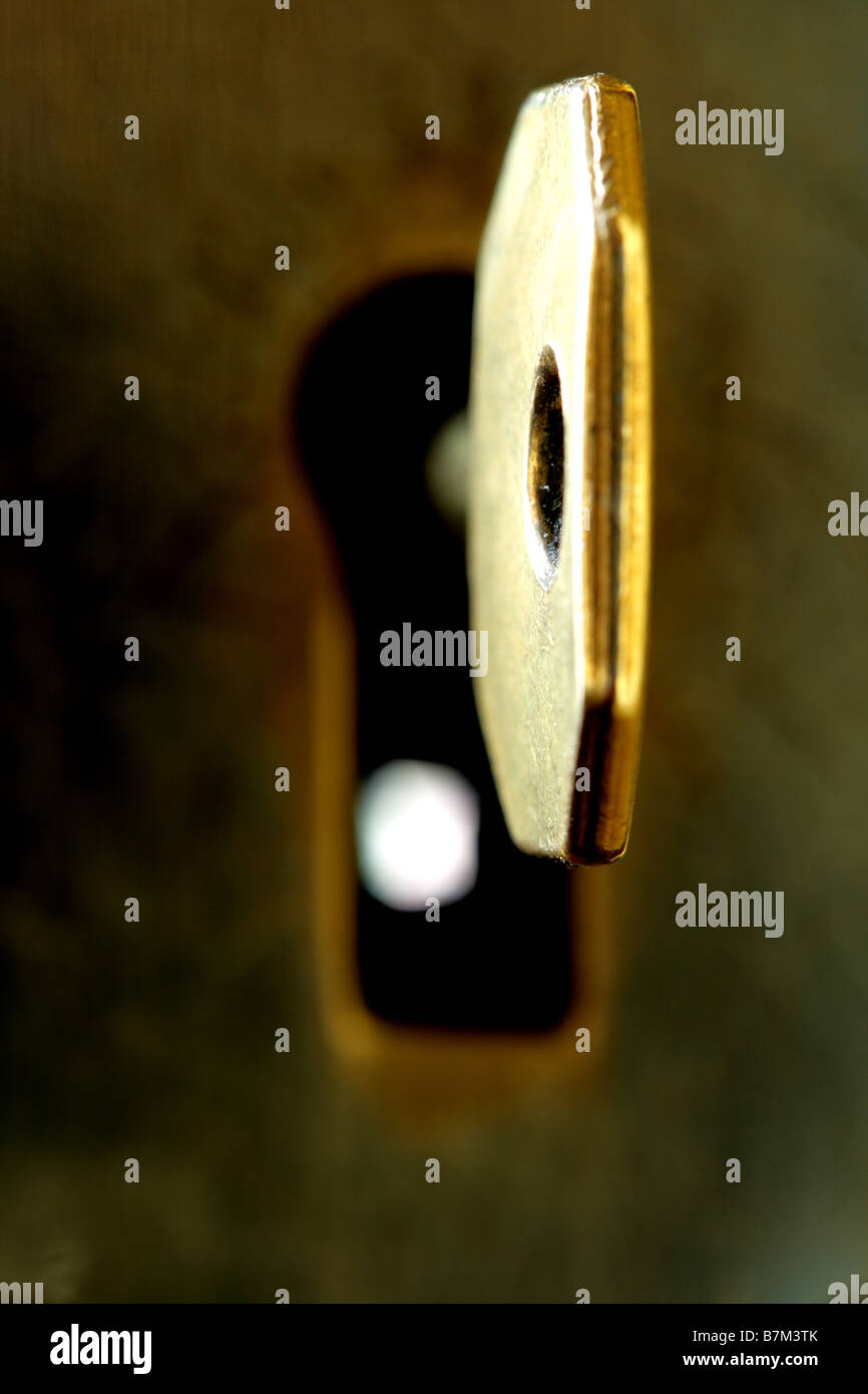 "Key and keyhole Stock Photo - Alamy