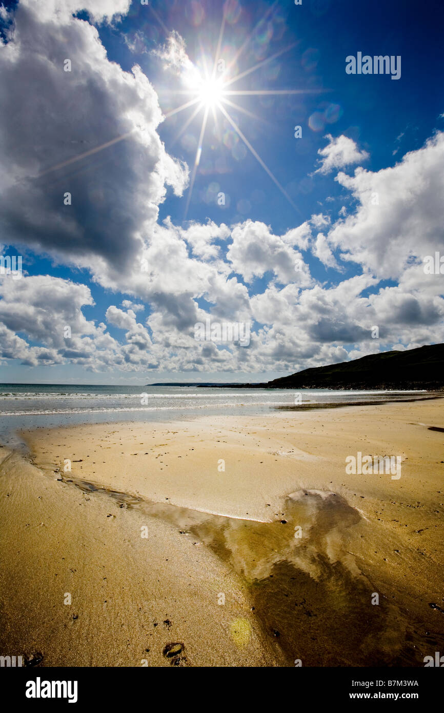 Beach in Cornwall Stock Photo - Alamy