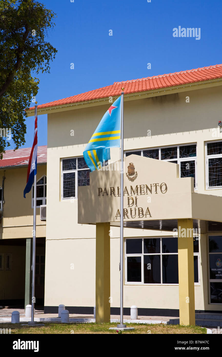 Government building oranjestad city aruba hi-res stock photography and ...