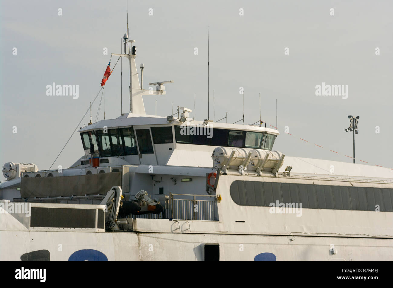 Bridge of a HDferries.com Cross Channel Ferry Ferries Stock Photo - Alamy