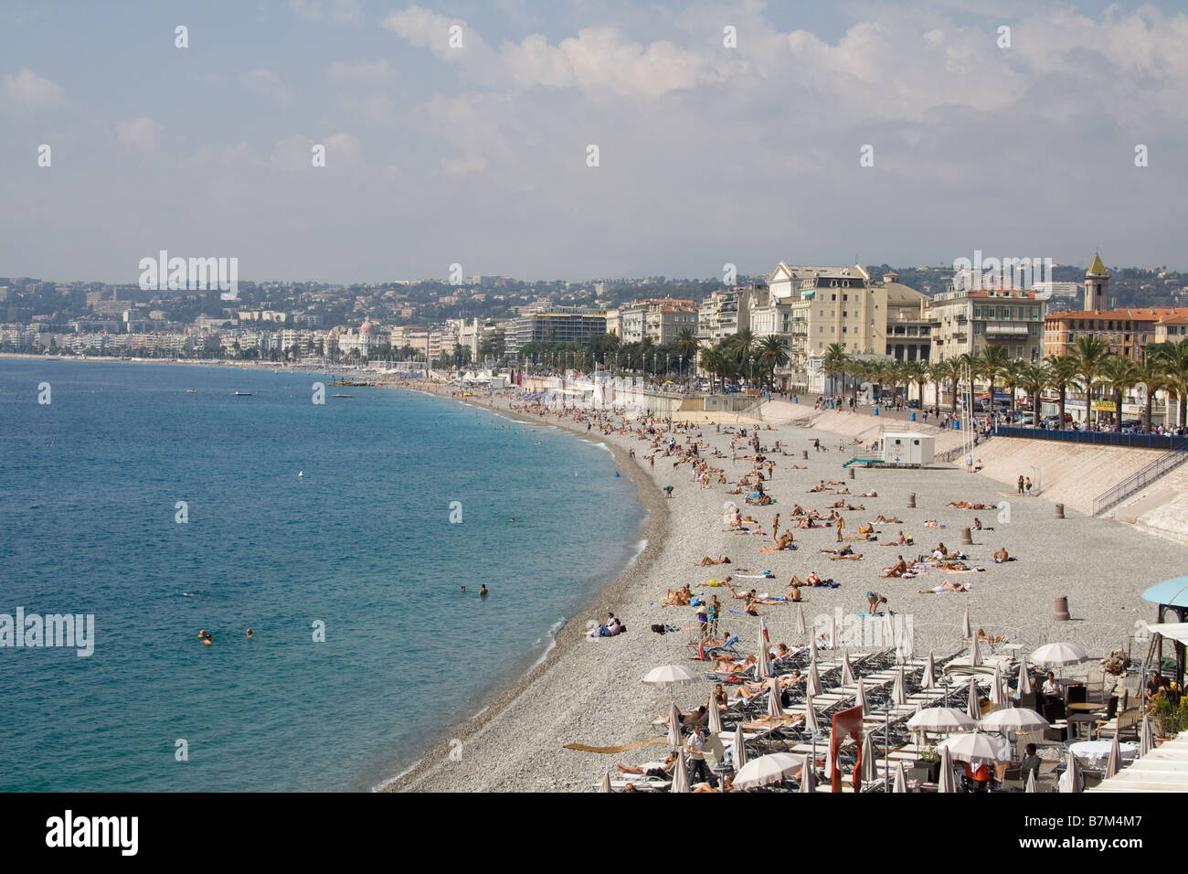 Nice beach france hi-res stock photography and images - Alamy
