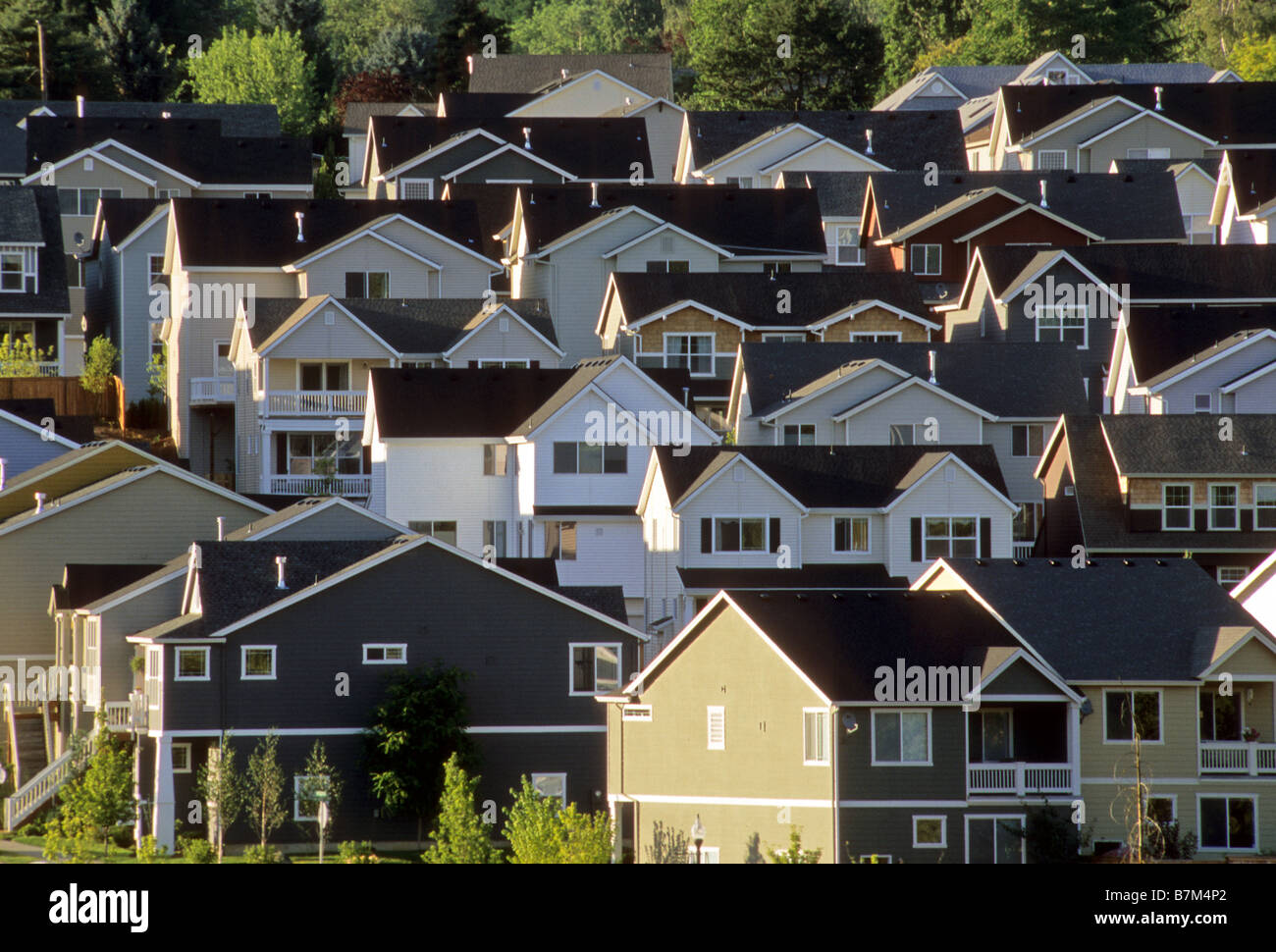 Compressed view of residential housing in the Peterkort development ...