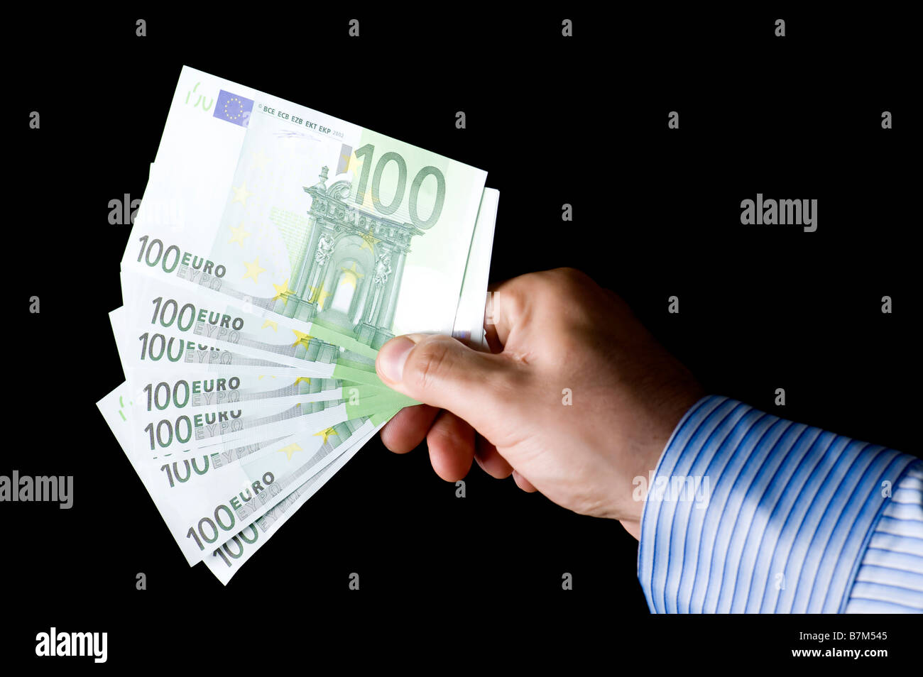 object on black currency banknote closeup Stock Photo - Alamy