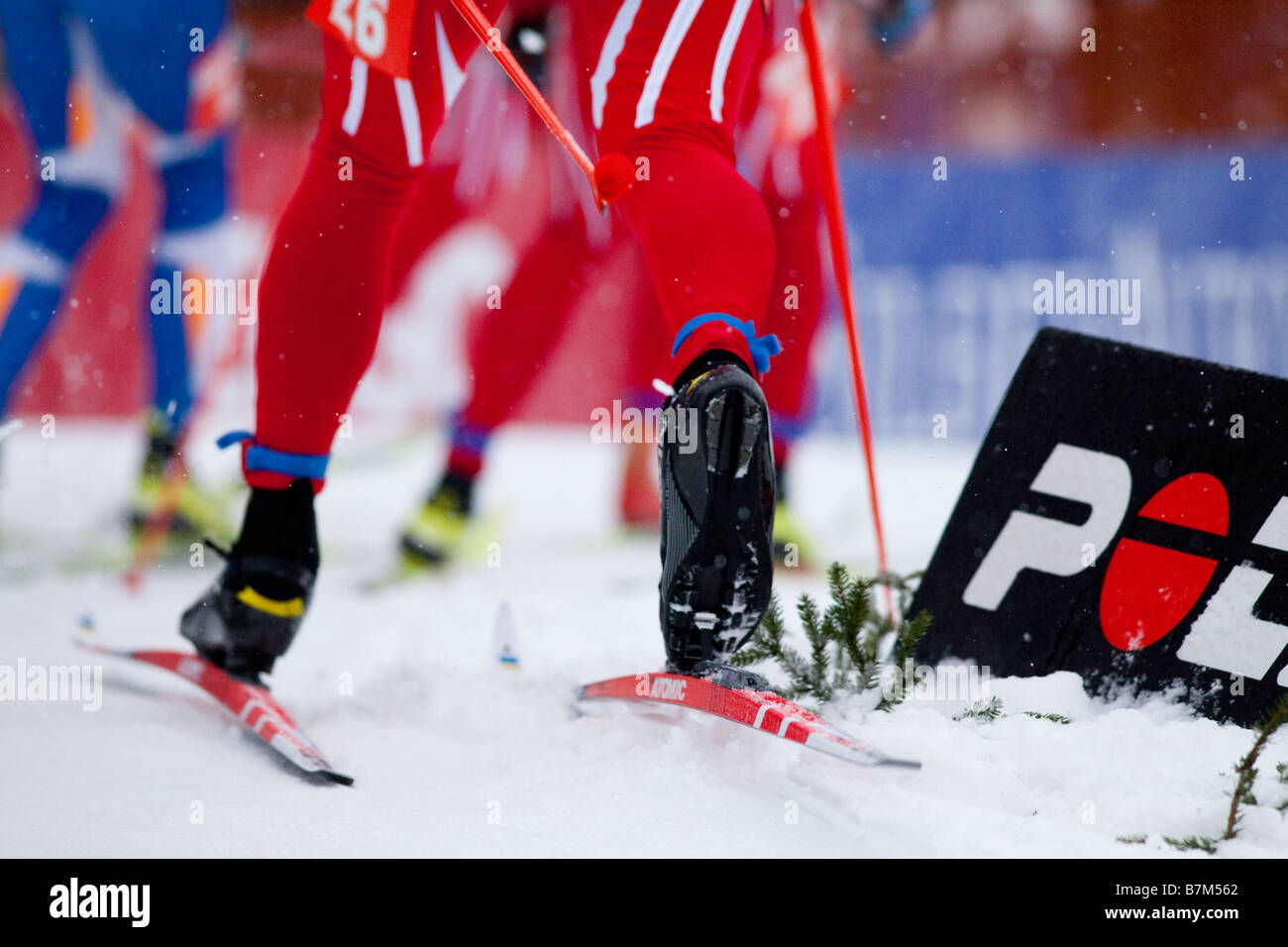 Skiers legs hi-res stock photography and images - Alamy