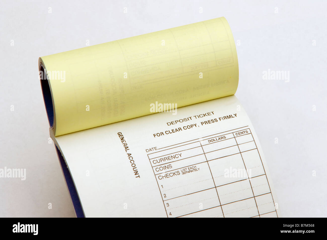 Deposit slip hi-res stock photography and images - Alamy