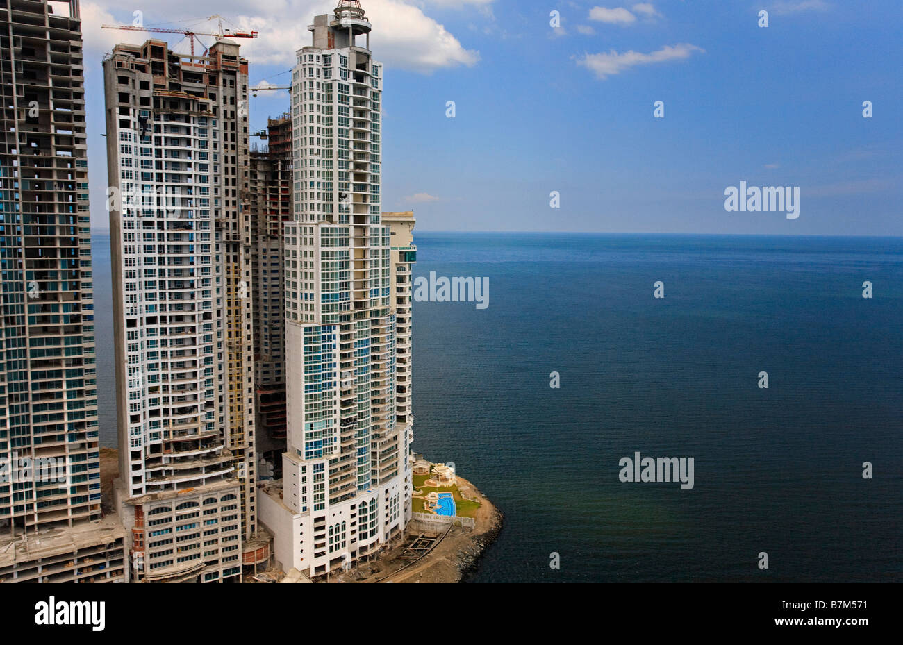 Aerial view of Panama City Stock Photo - Alamy
