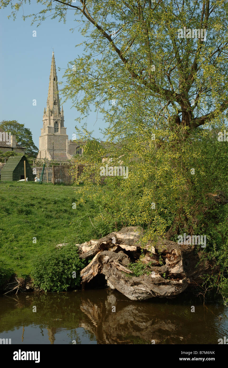St Marys and All Saints church, Nassington, Northamptonshire, England ...