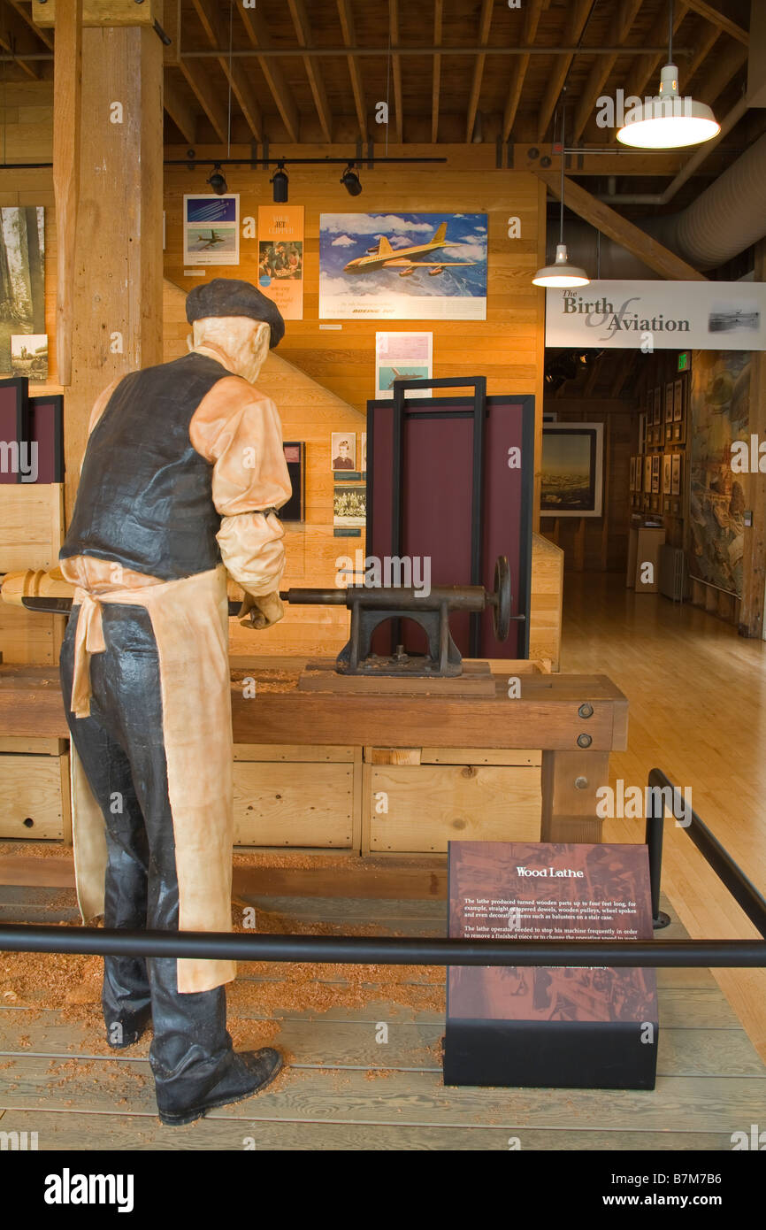 Birth of Aviation Museum of Flight Seattle Washington State USA Stock ...