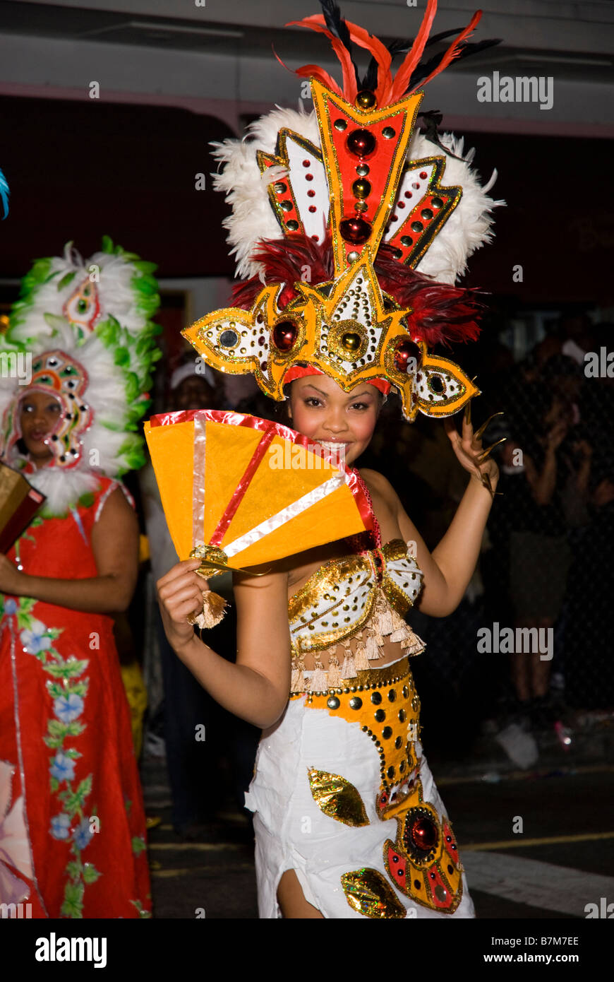 Chinese Empress Saxons Junkanoo Boxing Day Parade Nassau Bahamas Stock ...