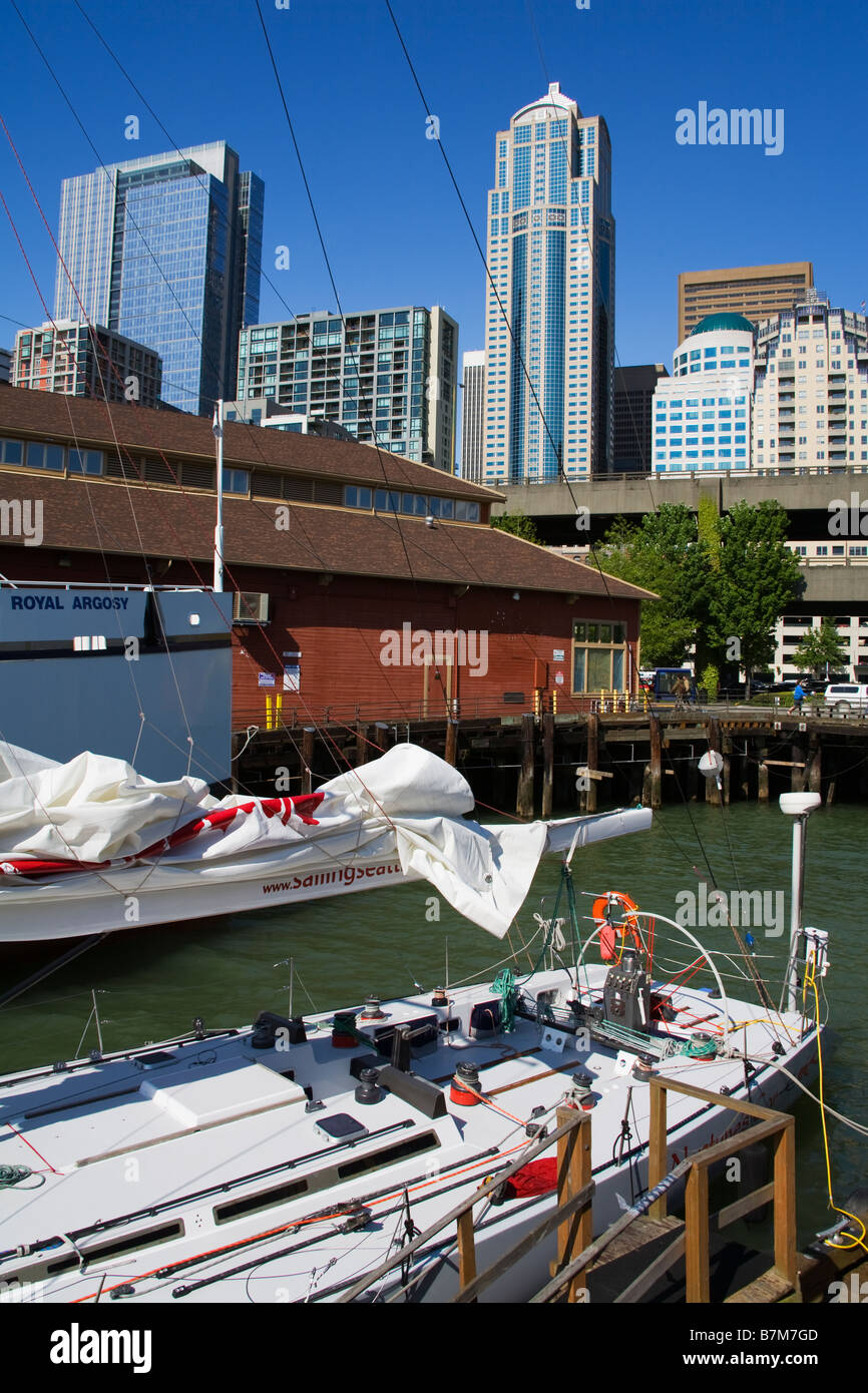 Seattle Waterfront Washington State USA Stock Photo - Alamy