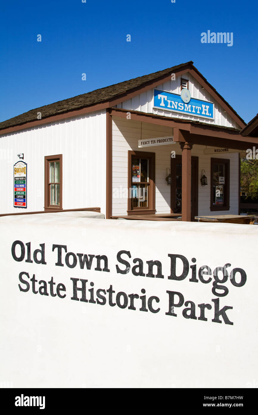 Old Town State Historic Park San Diego California USA Stock Photo - Alamy