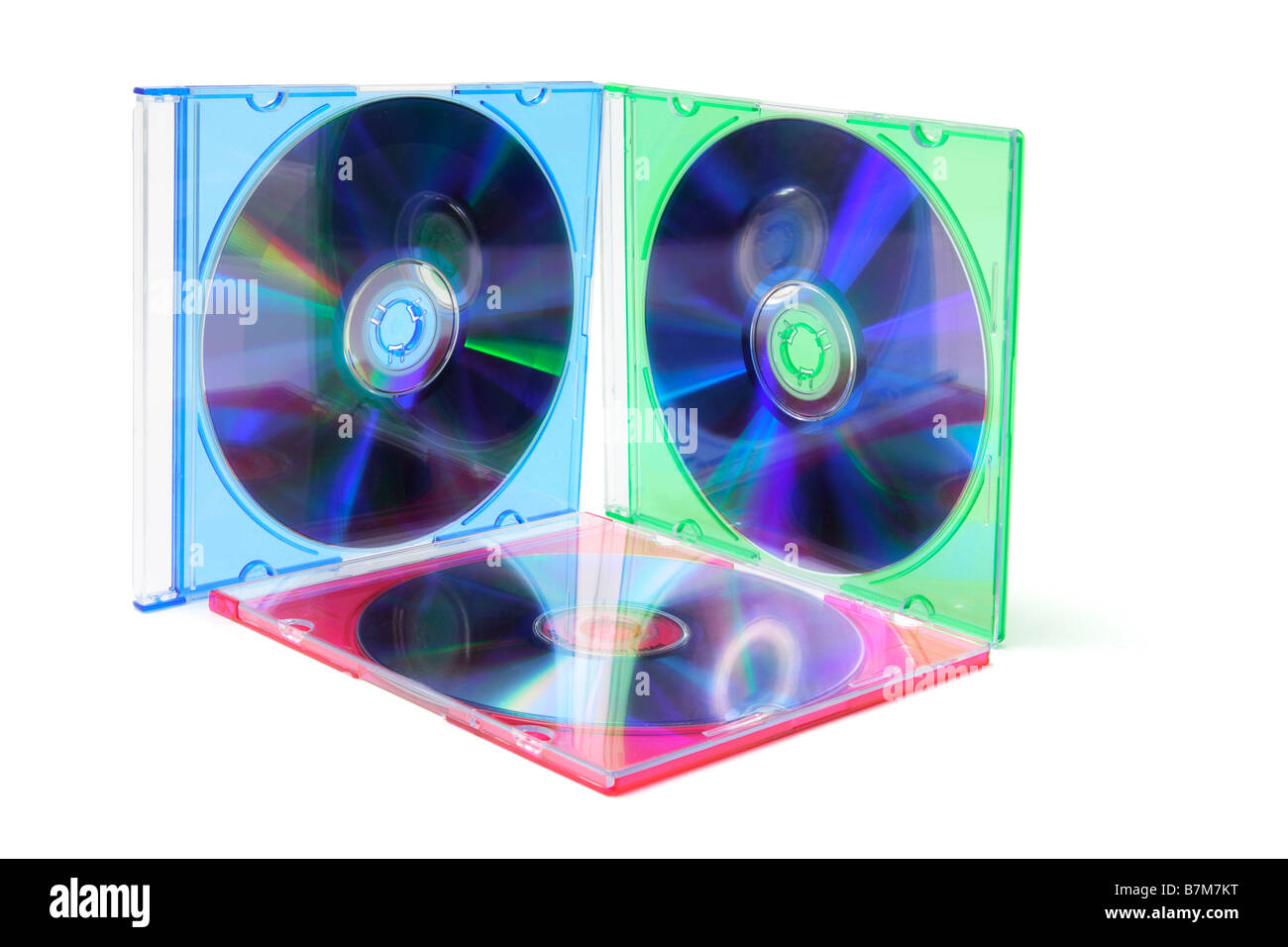Compact Discs in Plastic Cases Stock Photo - Alamy