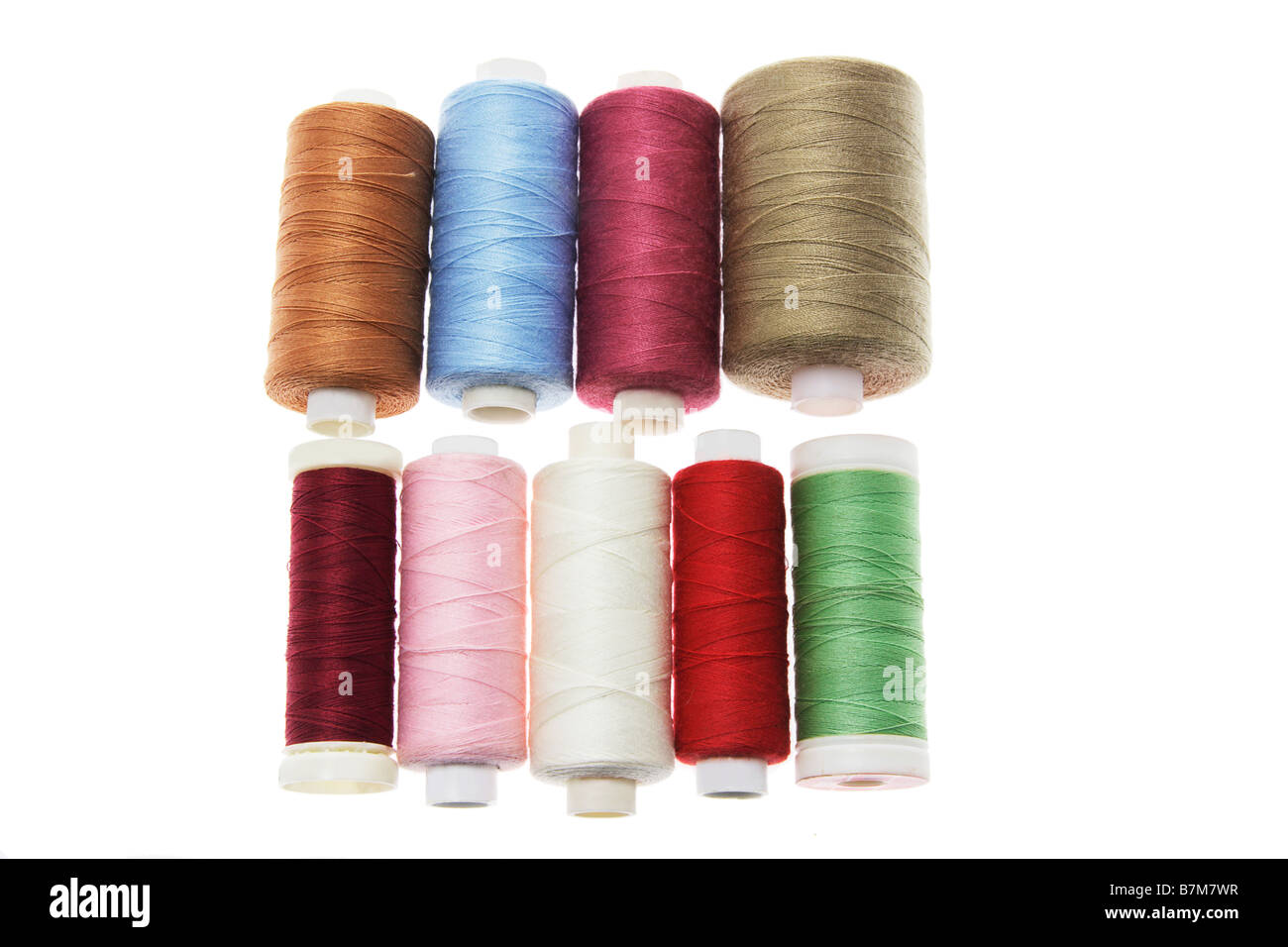 Spools of Thread Stock Photo - Alamy