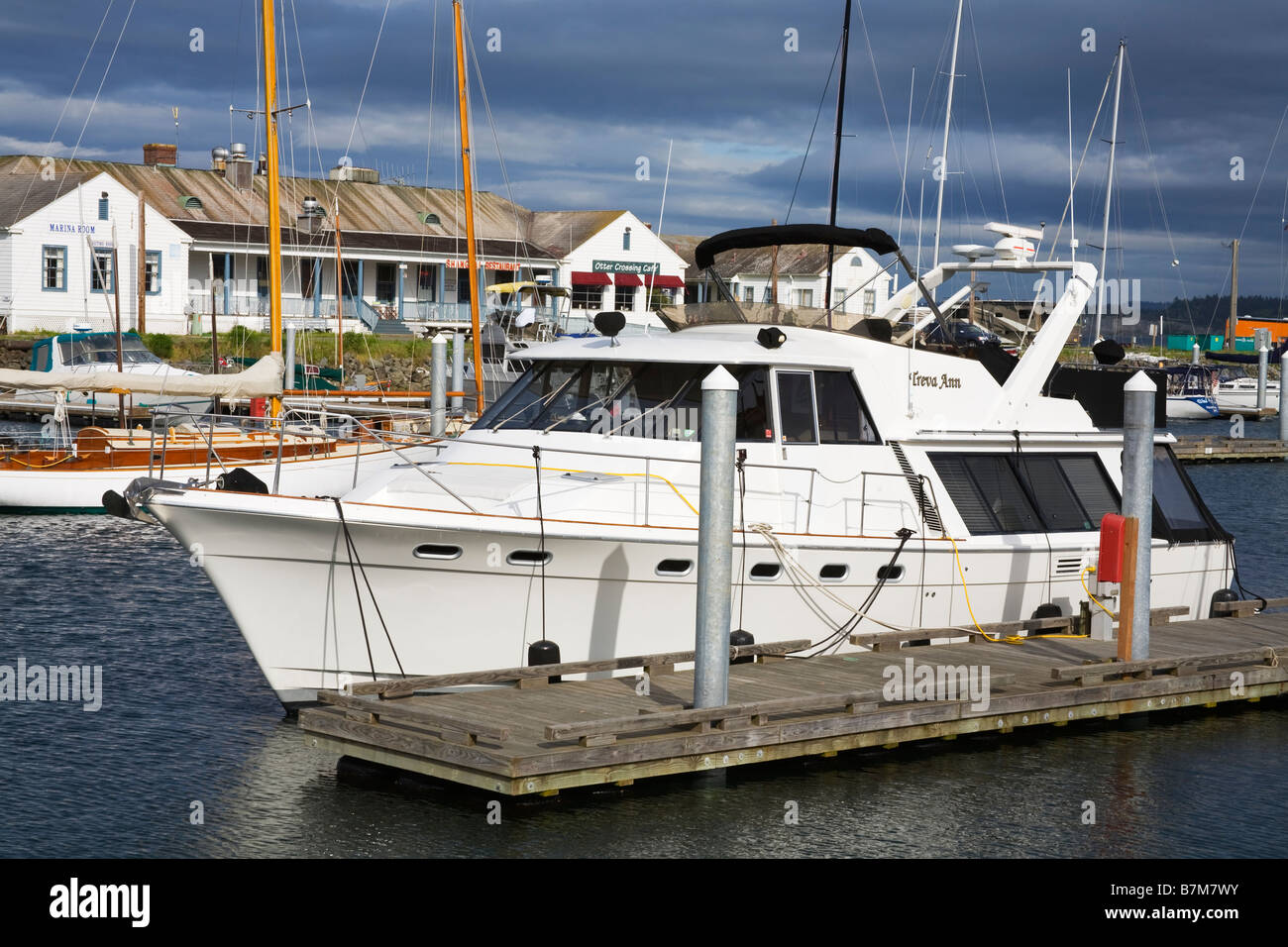 Point Hudson Marina Port Townsend Washington State USA Stock Photo - Alamy