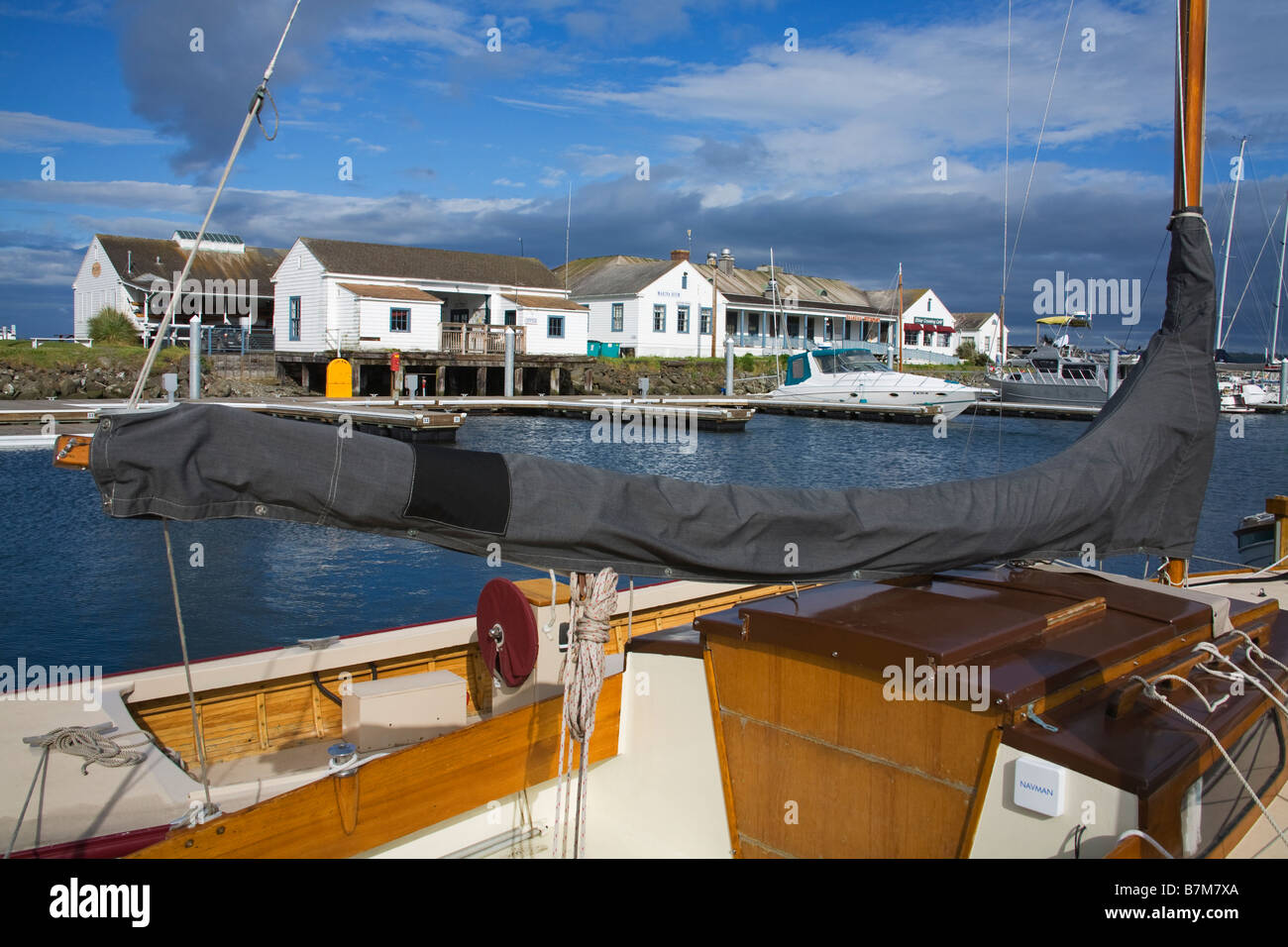 Point Hudson Marina Port Townsend Washington State USA Stock Photo - Alamy