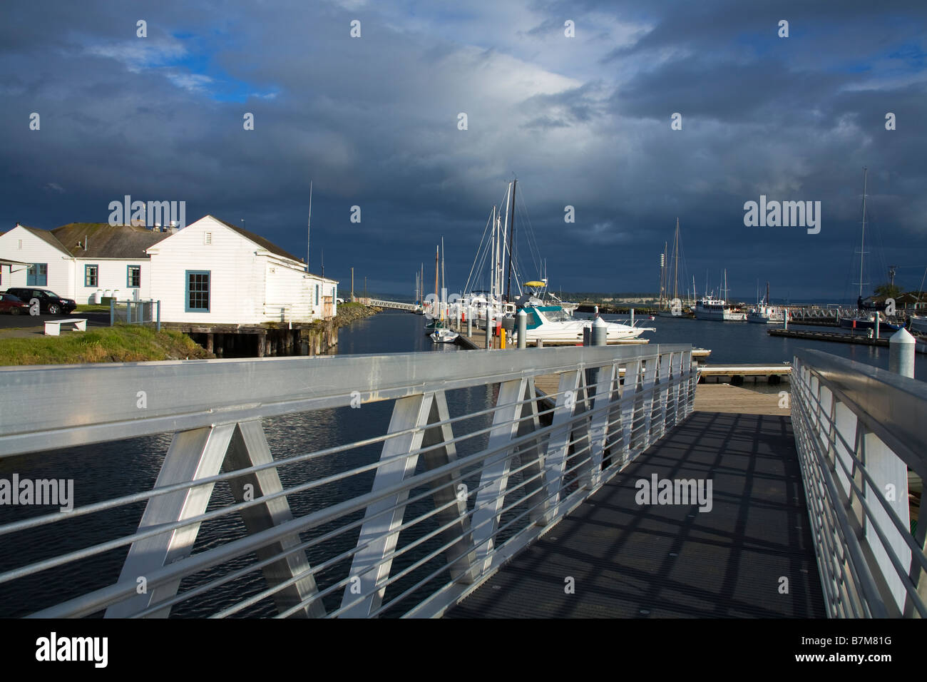 Point Hudson Marina Port Townsend Washington State USA Stock Photo - Alamy