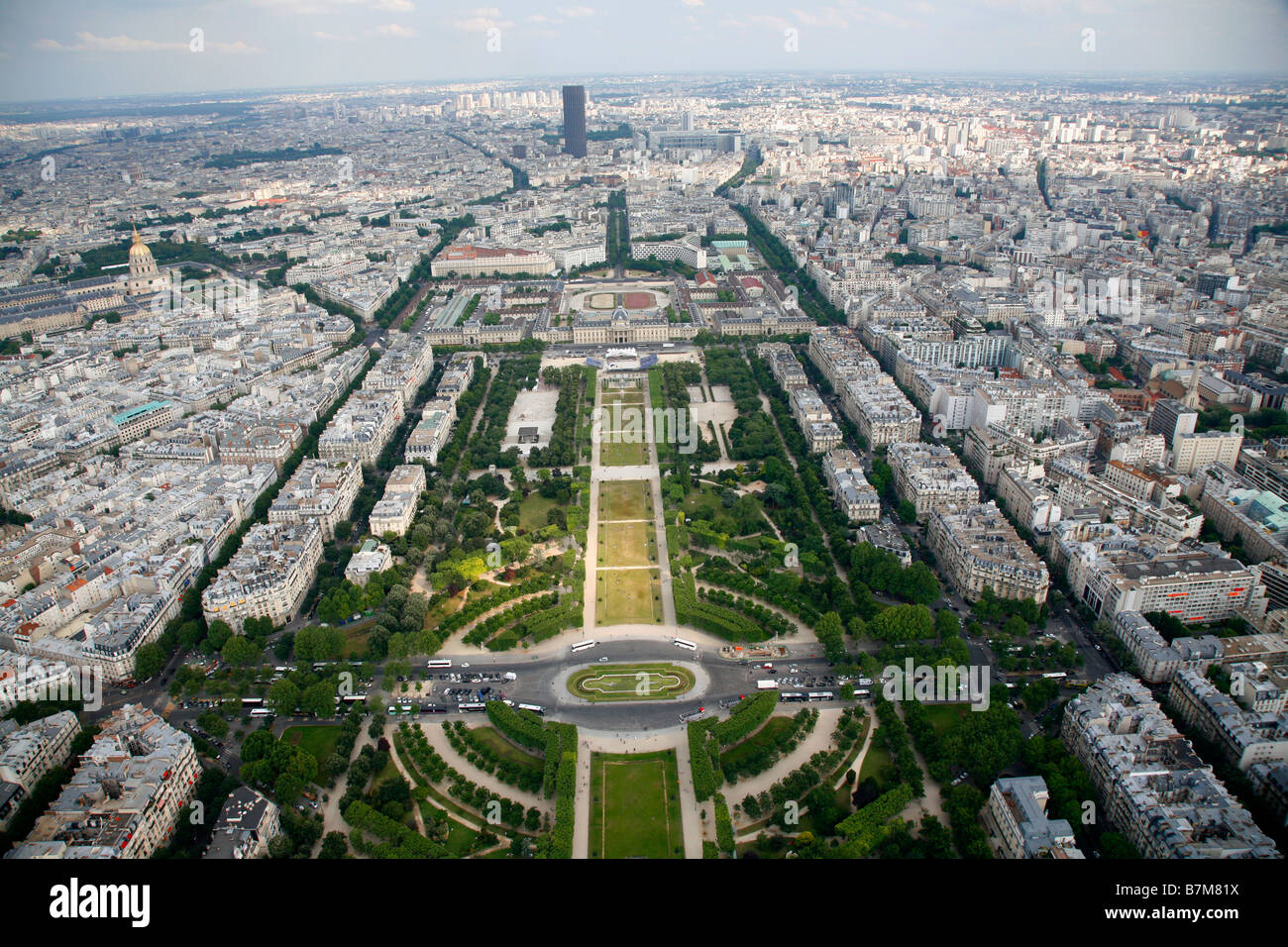 Champs de Mars park Stock Photo - Alamy