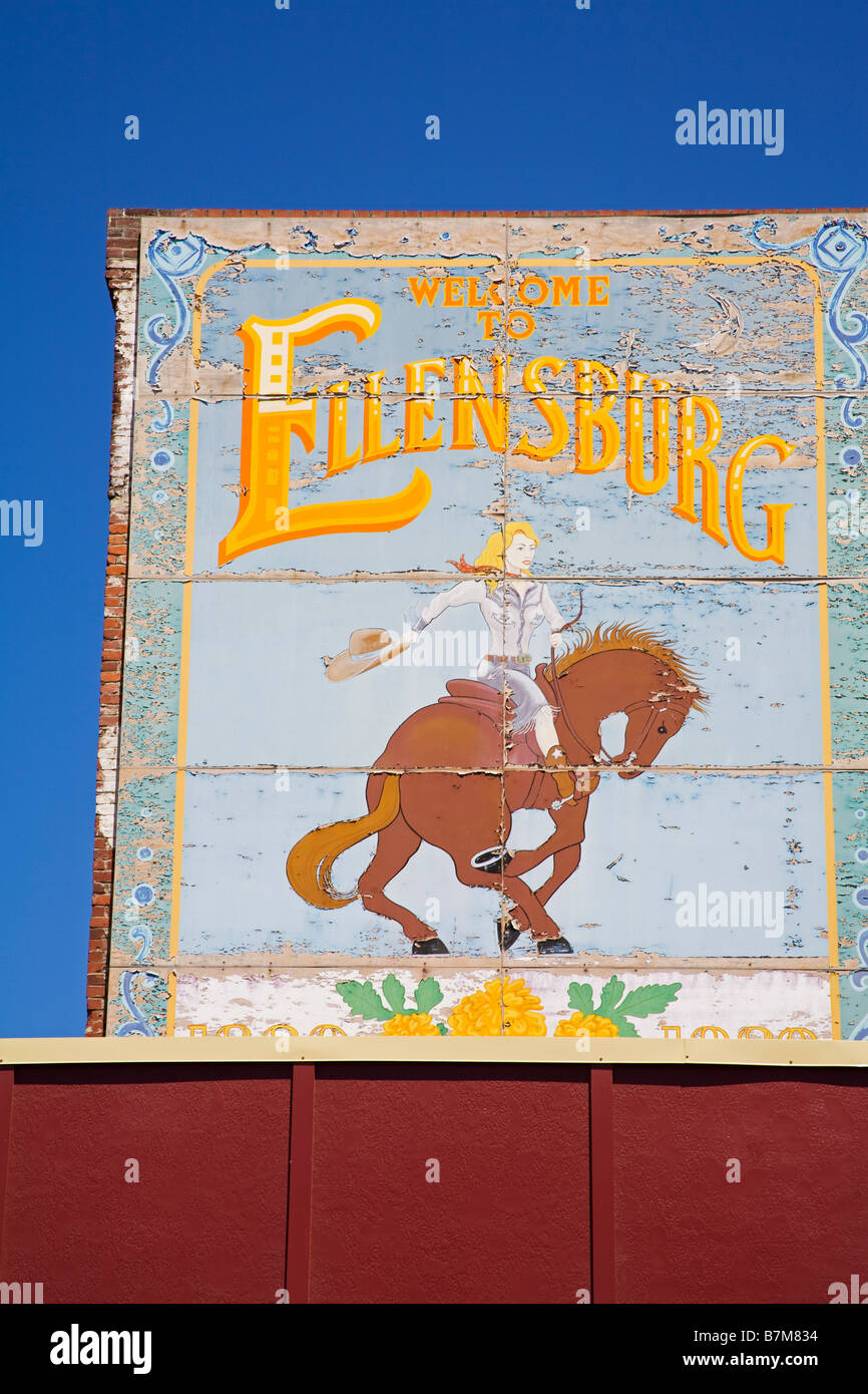 Welcome washington state sign hi-res stock photography and images - Alamy