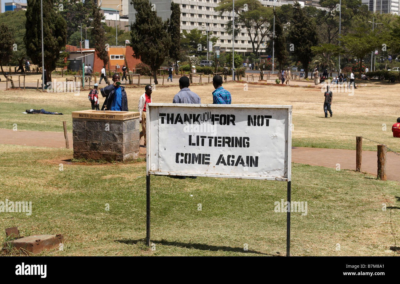 Uhuru park in a center of Nairobi Stock Photo - Alamy