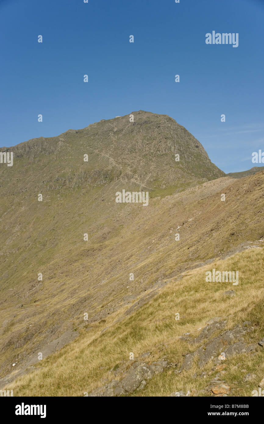 Mount Snowdon from the Watkin Path on the south ridge ,Snowdonia,North ...