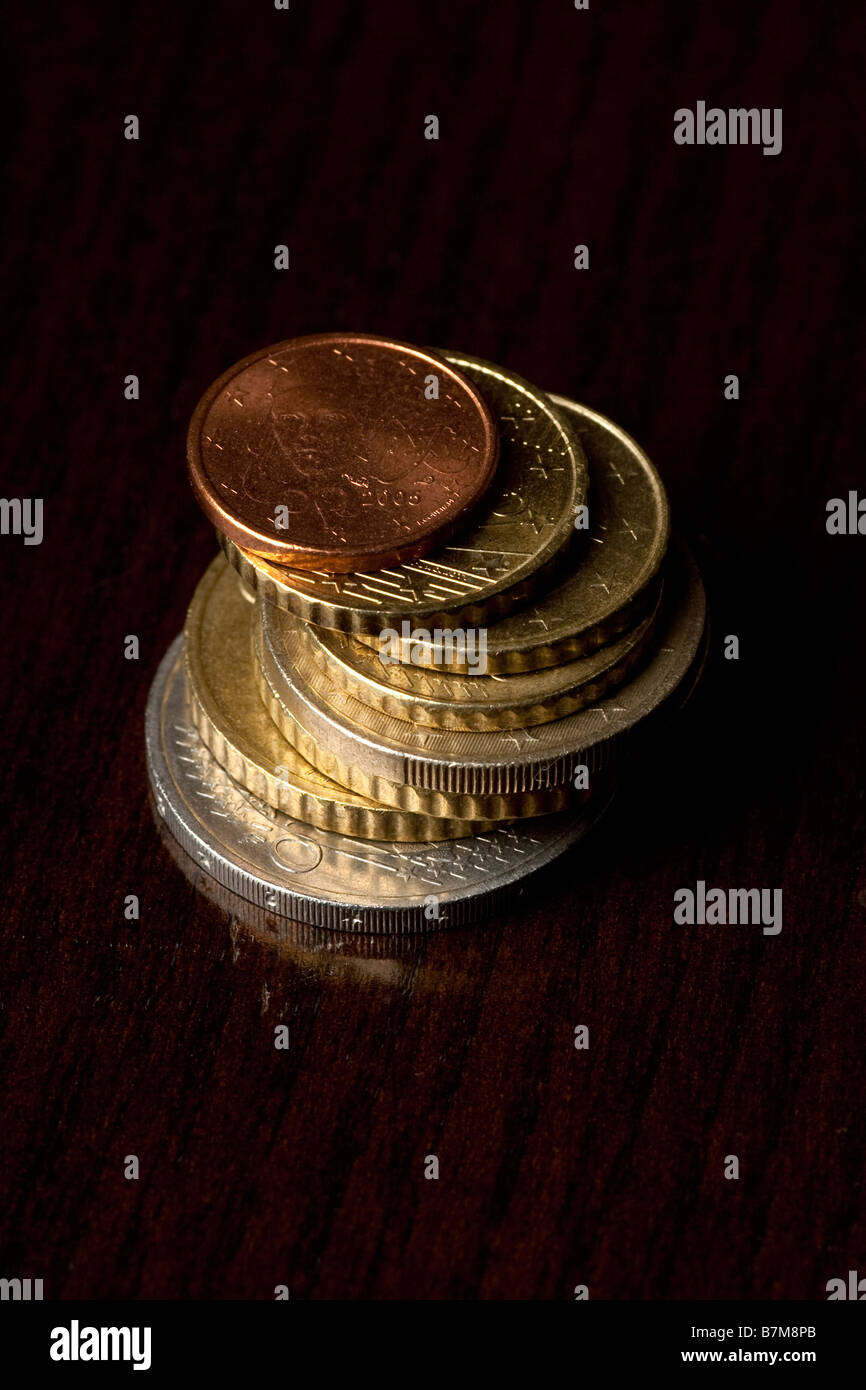 a stack of euros Stock Photo - Alamy