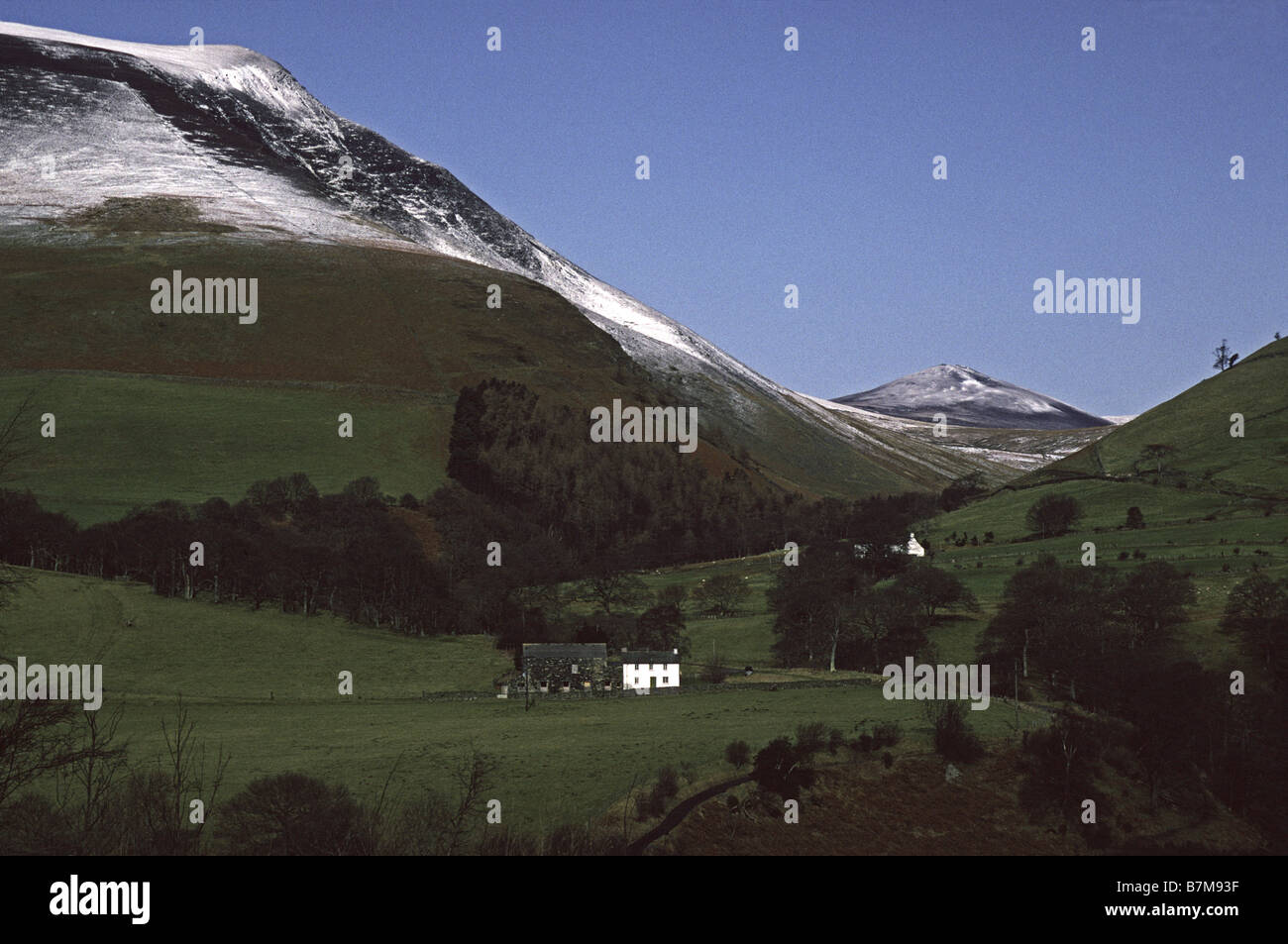 Lonscale Fell and Great Calva. Lake District National Park, Cumbria ...
