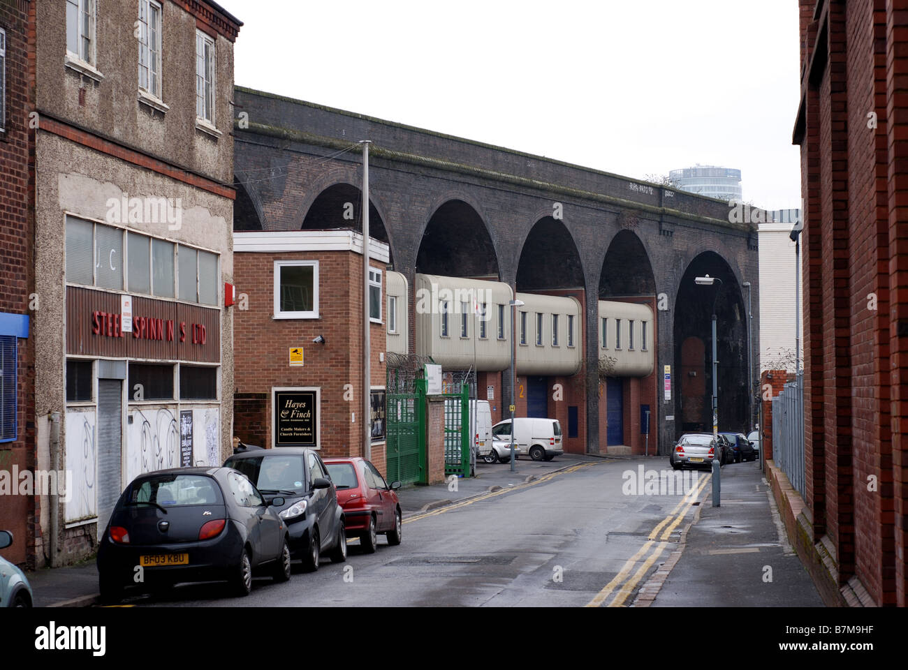 Railway arches, Digbeth, Birmingham, England, UK Stock Photo - Alamy