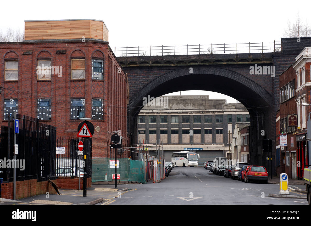 Railway arch, Digbeth, Birmingham, England, UK Stock Photo - Alamy