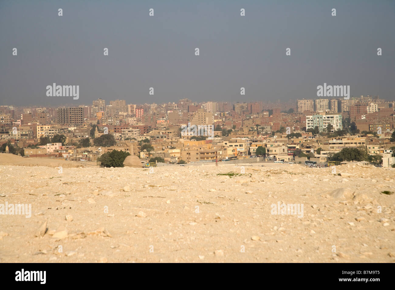 Cairo view from the top of pyramids hi-res stock photography and images ...