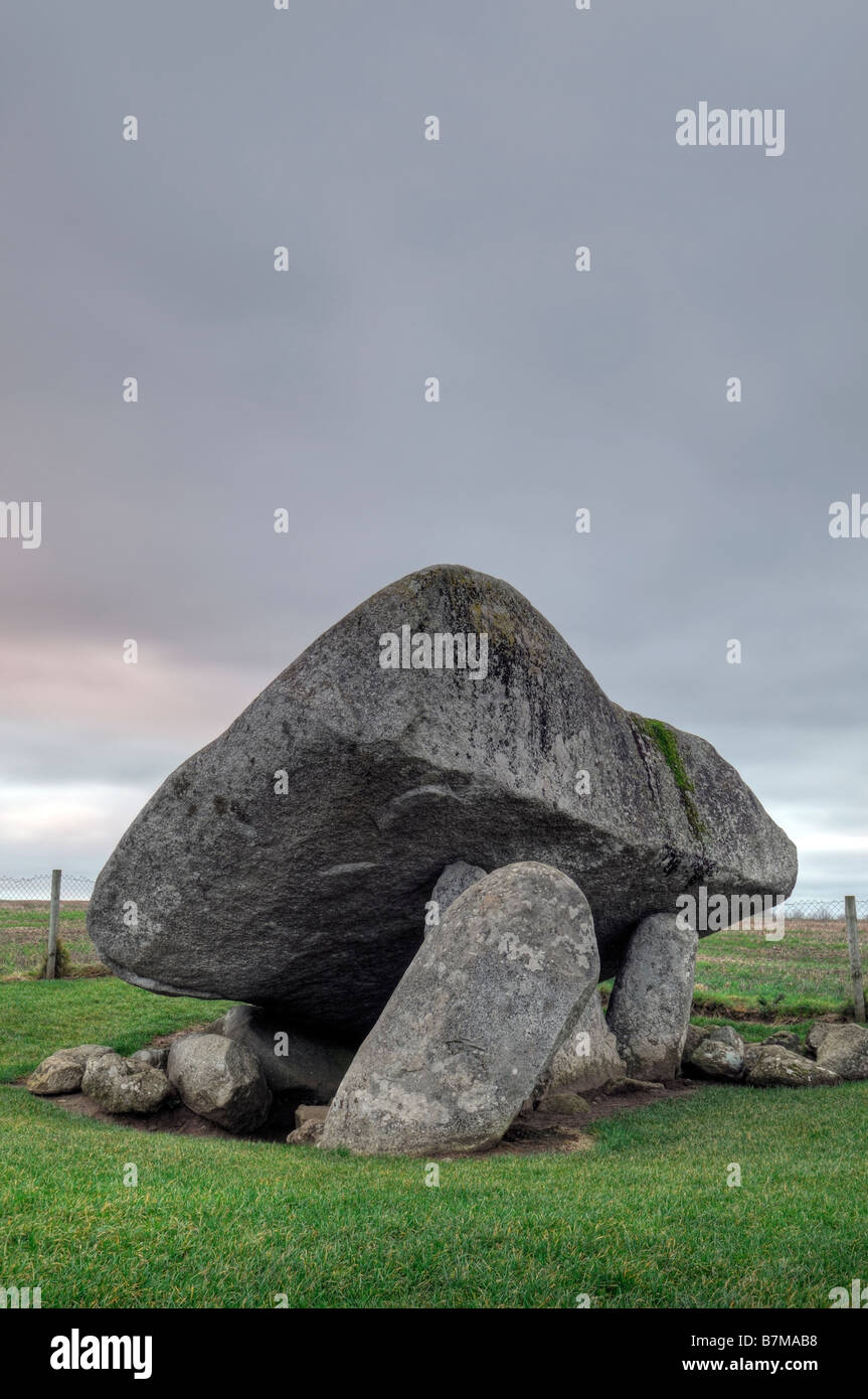 Brownshill dolmen cromlech megalithic portal tomb capstone carlow ...