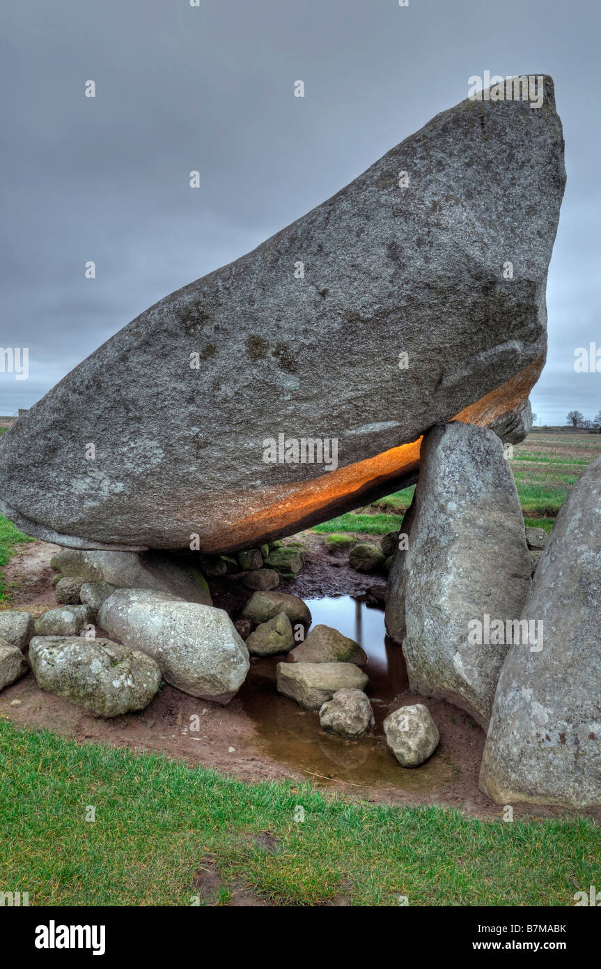 Brownshill dolmen cromlech megalithic portal tomb capstone carlow ...