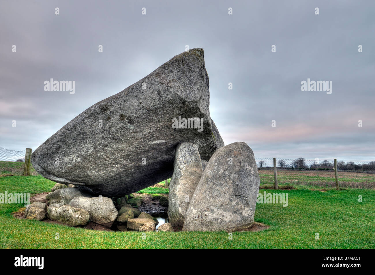Brownshill dolmen cromlech megalithic portal tomb capstone carlow ...