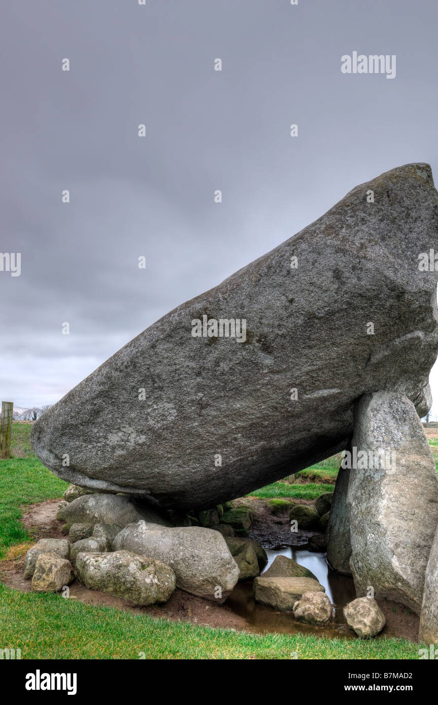 Brownshill dolmen cromlech megalithic portal tomb capstone carlow ...
