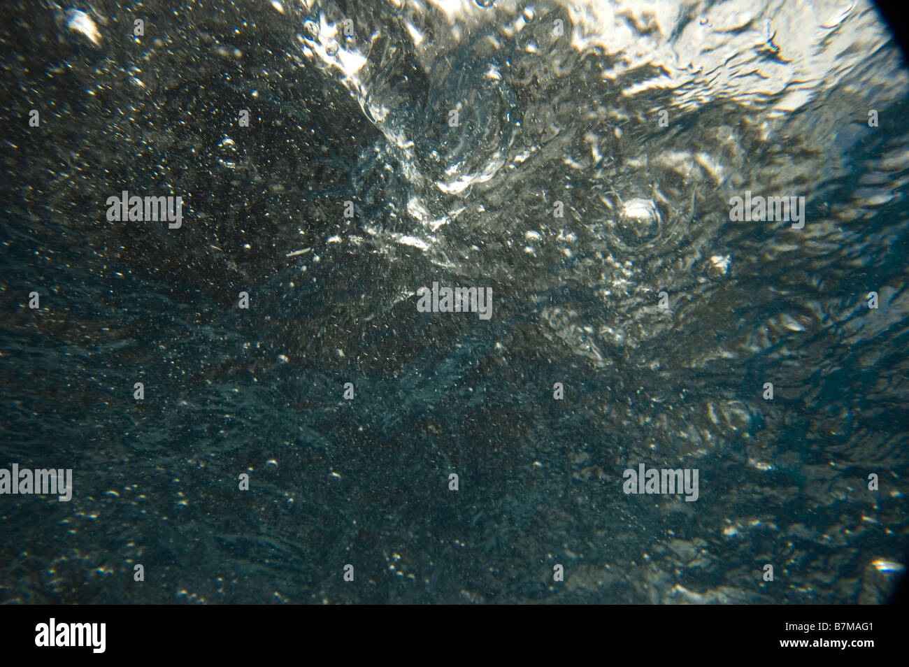 water surface under a waterfall Stock Photo - Alamy